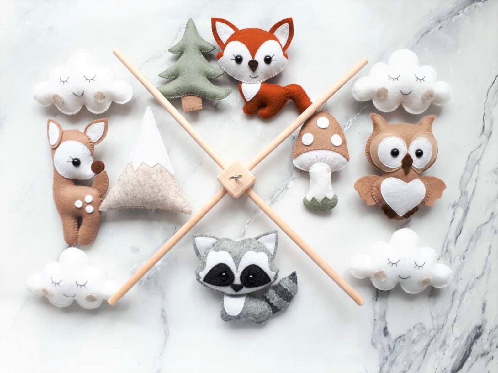 Baby Mobile Forest Animals. Baby mobile Baby | Etsy