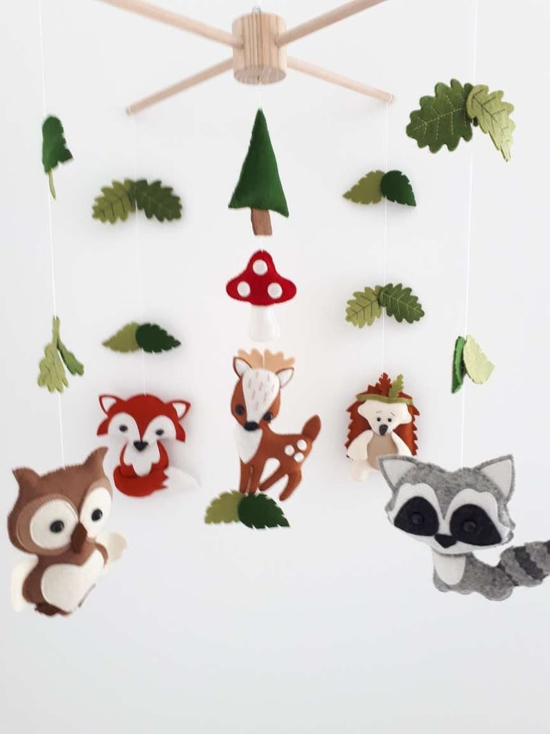 Baby Mobile Forest Animals. Baby mobile Baby | Etsy
