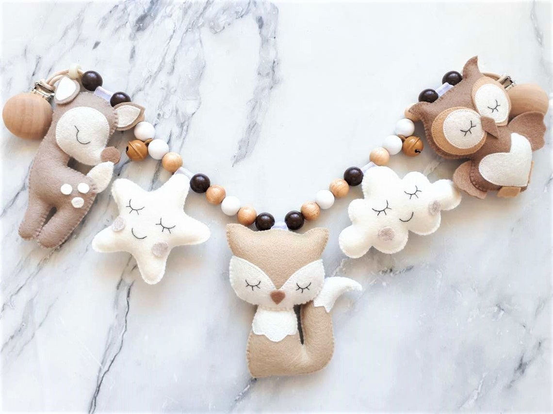 Stroller Chain From 100% Wool Felt | Etsy