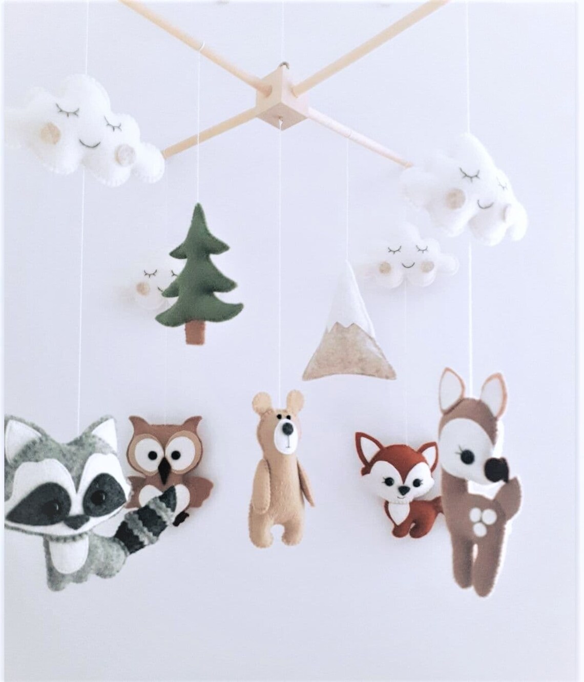 Baby Mobile forest Animals. Baby Mobile Baby - Etsy