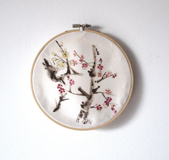 Frame With Hand Painted Cherry Tree Frame for Decoration | Etsy