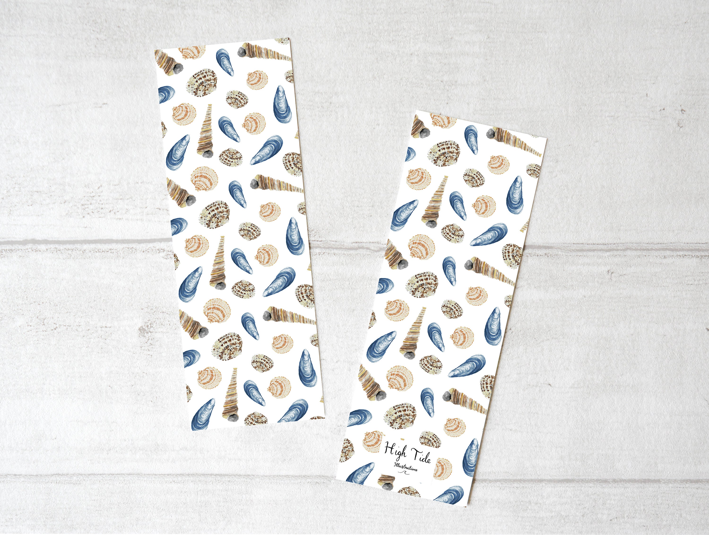 Shell Bookmark Card Bookmark Beach Bookmark Bookmark UK - Etsy Australia