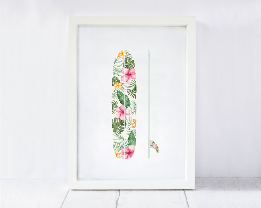 Surf Print, Surf Art, Surf Board Print, Surfing Gifts, Gifts for ...