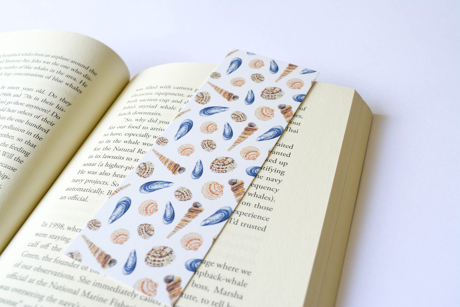 Shell Bookmark Card Bookmark Beach Bookmark Bookmark UK - Etsy Australia