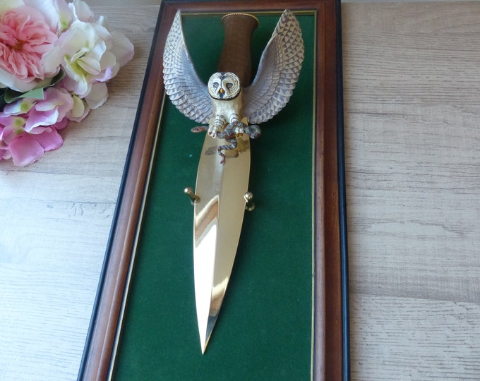 Dagger Knife Collectible Dagger Owl With Snake Vintage - Etsy