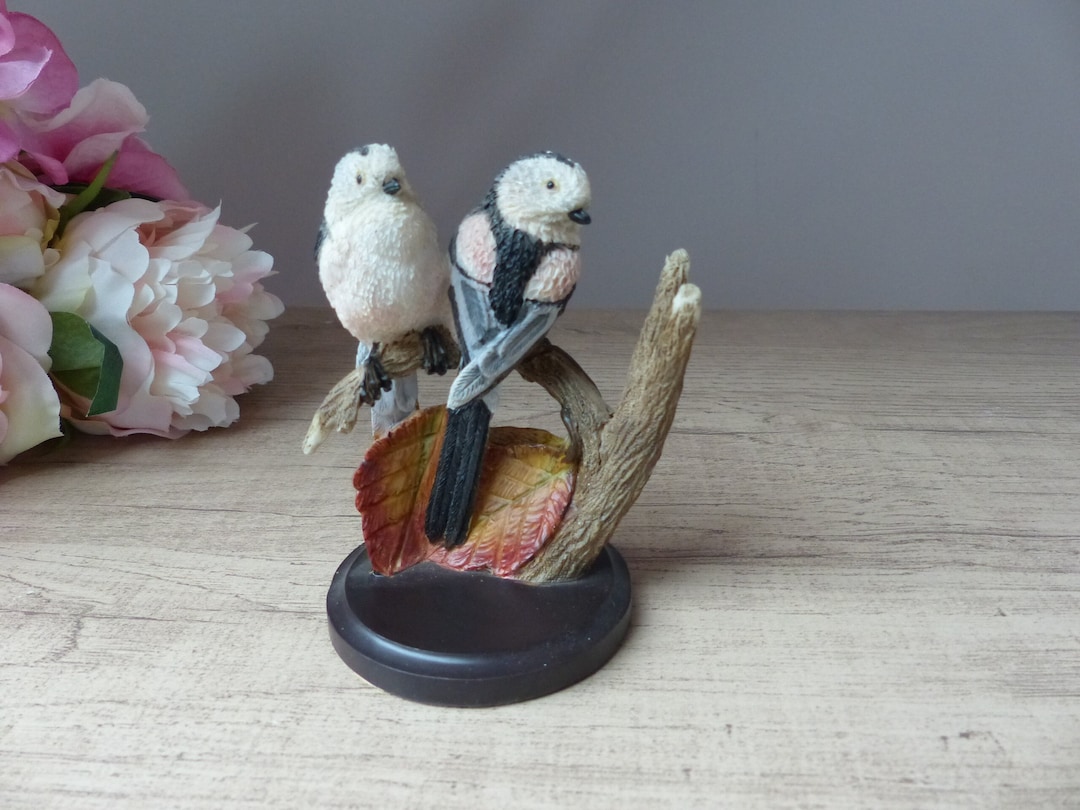 The Country Bird Collection the Long-tailed Tit Vintage Hand Painted ...