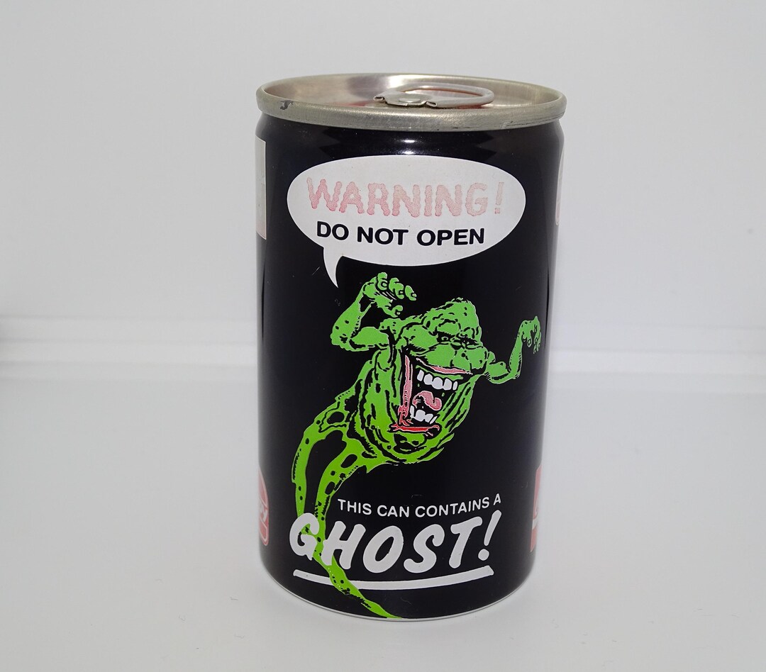 Rare Ghostbusters 2 1989 Coca Cola Wimpy Advertising Ghost in a Can ...