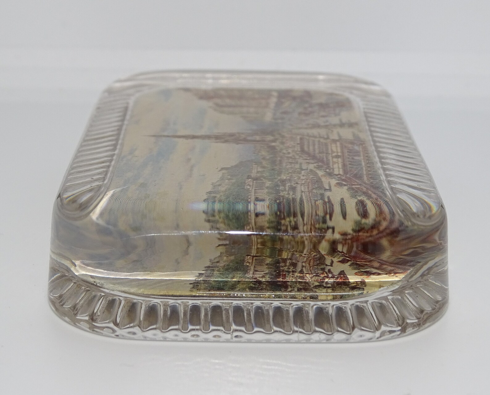 Antique Glass Advertising Paperweight W R & S LTD Reliable Series ...