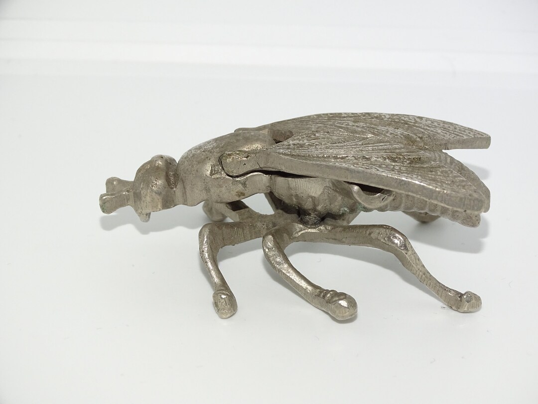 Vintage Metal Table Top Figural Fly Shaped Vesta/ashtray - Etsy