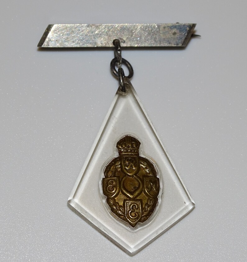 Vintage WWII/ WW2 Metal and Lucite REME Royal Mechanical Electrical ...