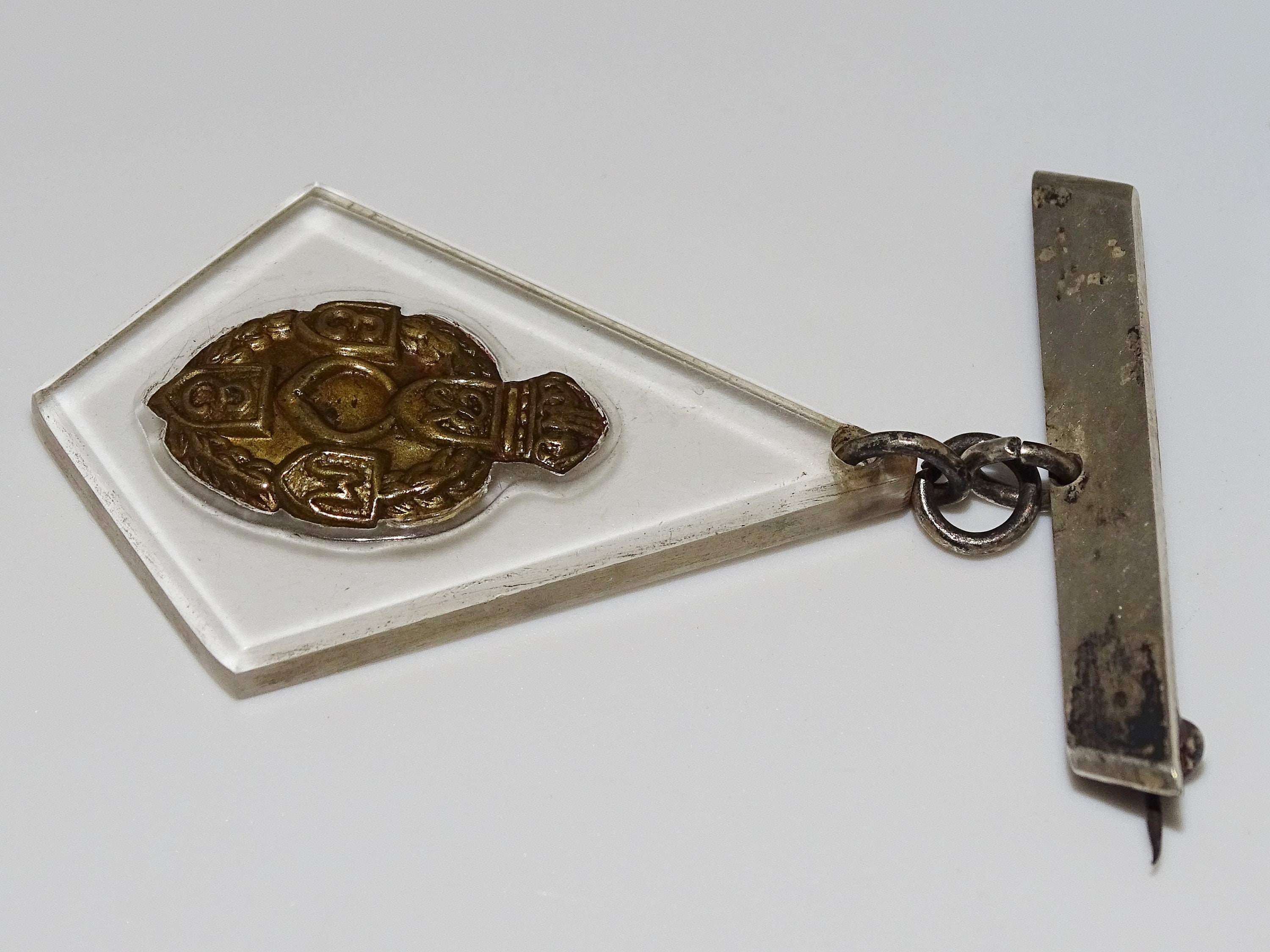 Vintage WWII/ WW2 Metal and Lucite REME Royal Mechanical Electrical ...