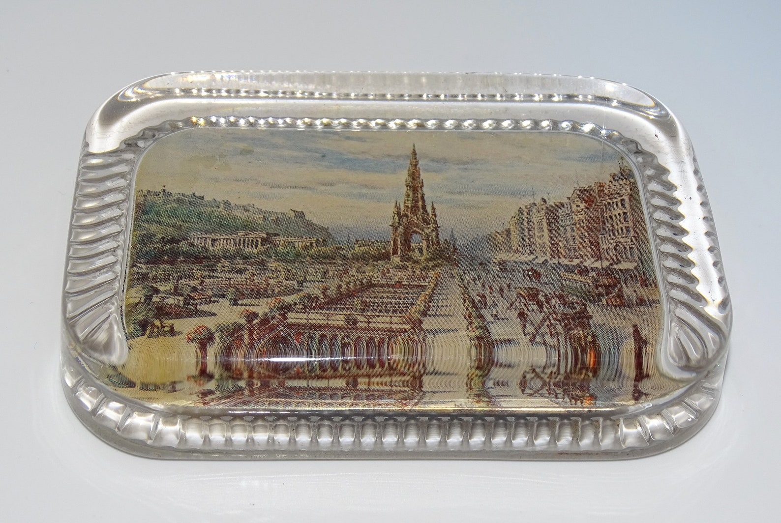 Antique Glass Advertising Paperweight W R & S LTD Reliable Series ...