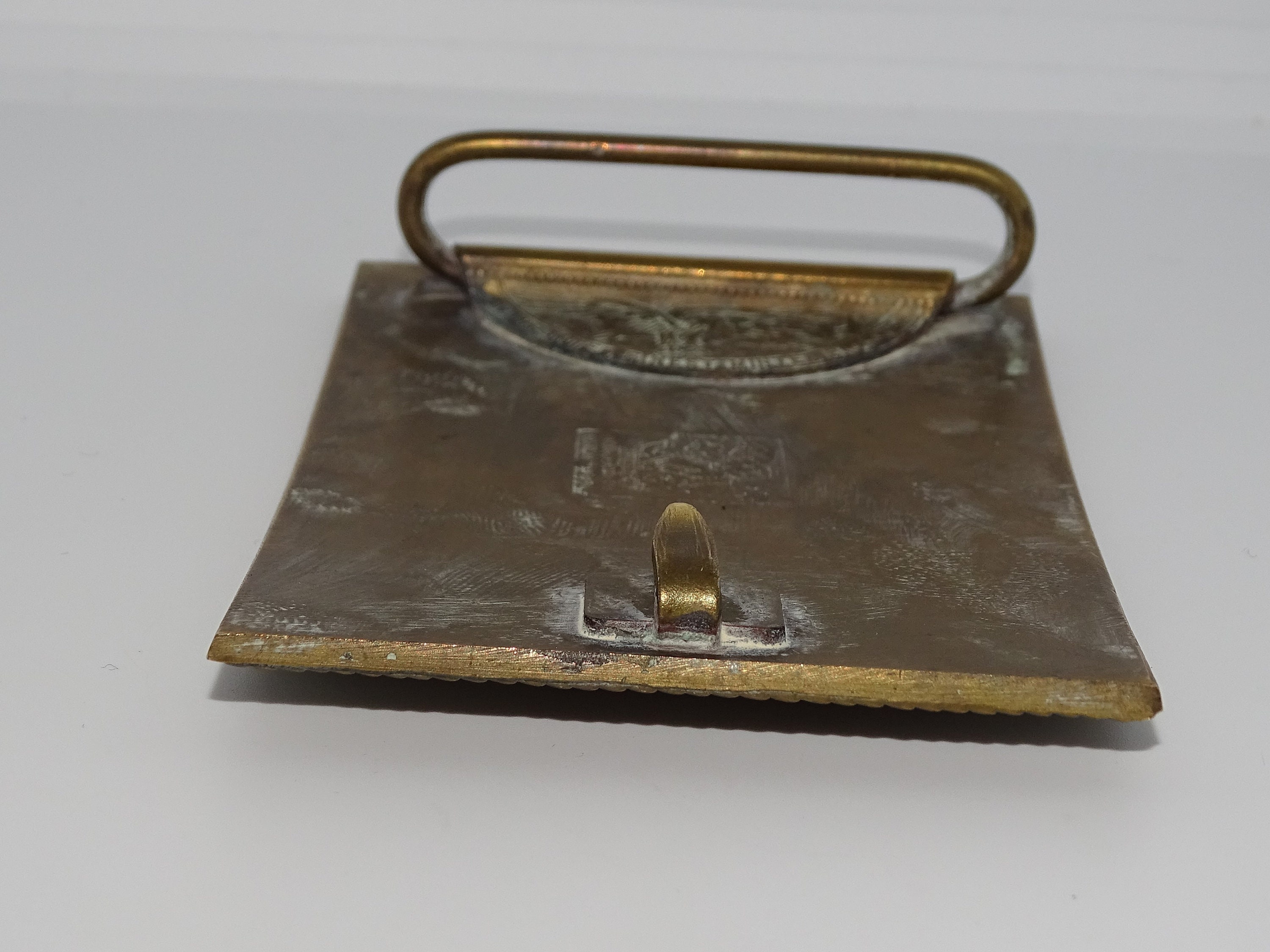 Vintage Adolph Coors and Co Brewery Brass Belt Buckle Deane & Adams ...