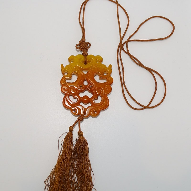 Chinese Jade Pendant - Etsy