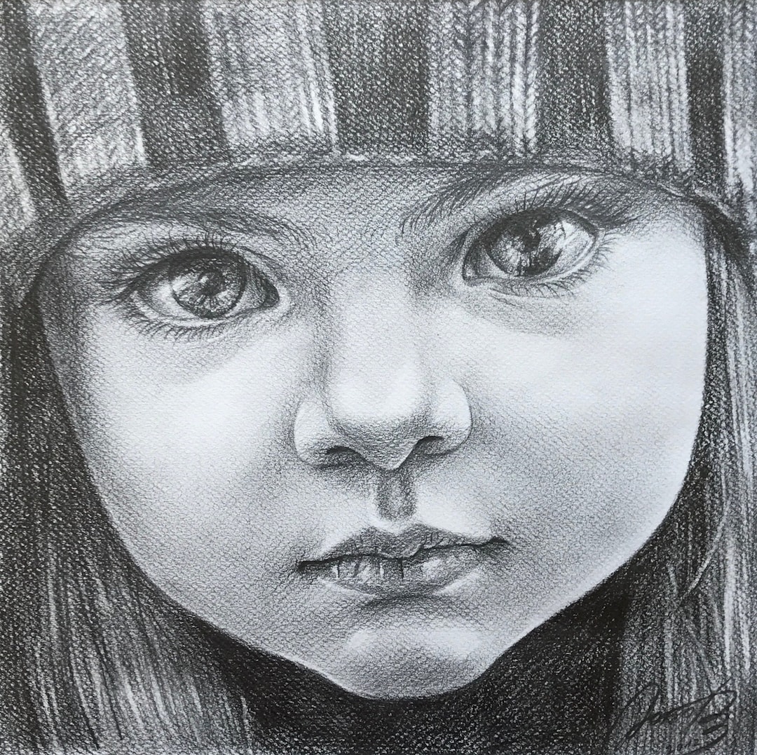 Custom Pencil Portraits, Hand Drawn Portraits , Custom Pencil Drawing ...