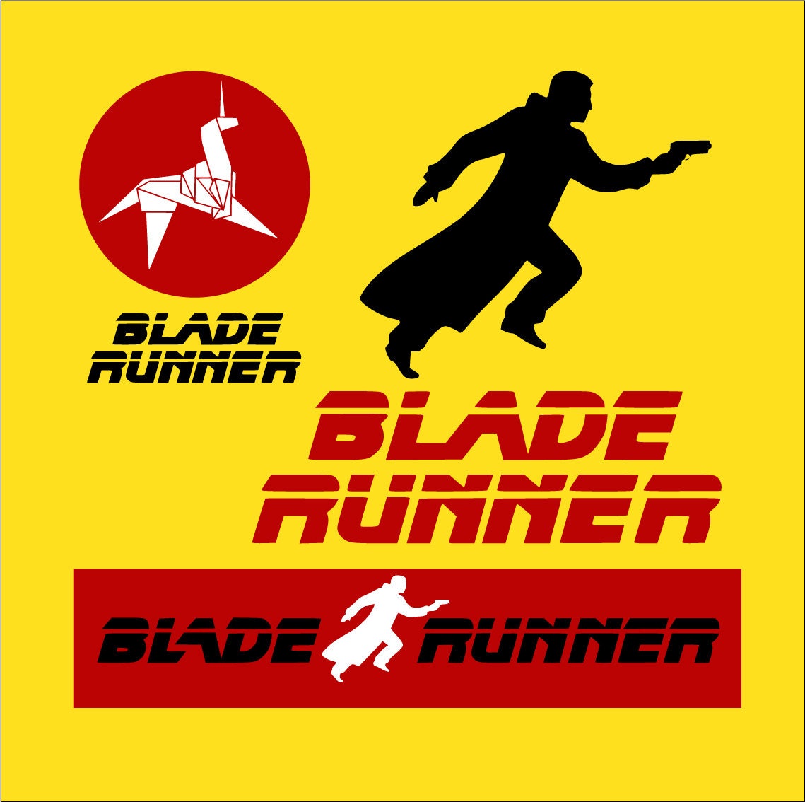 BLADE RUNNER SVG Logo Cut Files Clipart Vector Print | Etsy UK