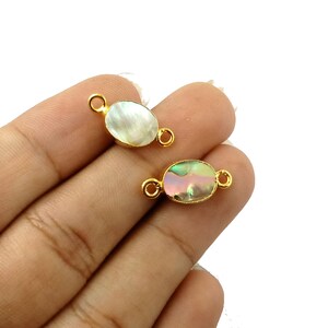 1 Piece Gold Electroplated Mop Connector Gemstone Connector - Etsy