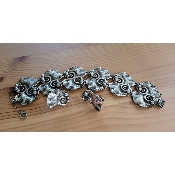 Vintage Max Rieg Art Nouveau Gingko Leaf Sterling Si… - Gem