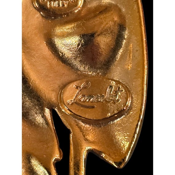 Kirks Folly Lancelot Gold Tone Enamel Rhinestone Broo… - Gem