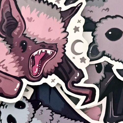 Bat Stickers - Etsy