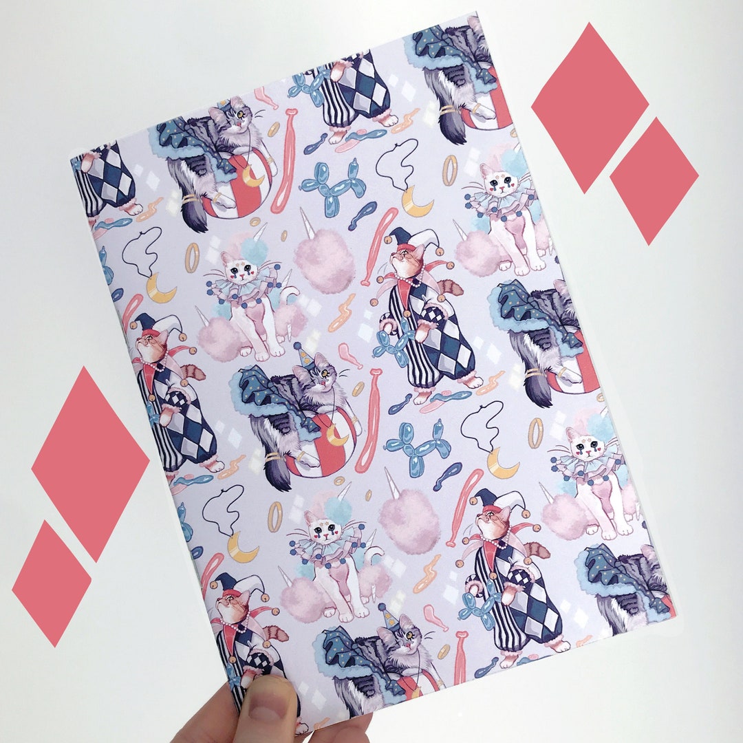 Circus Cats - A5 Sketchbook - Etsy