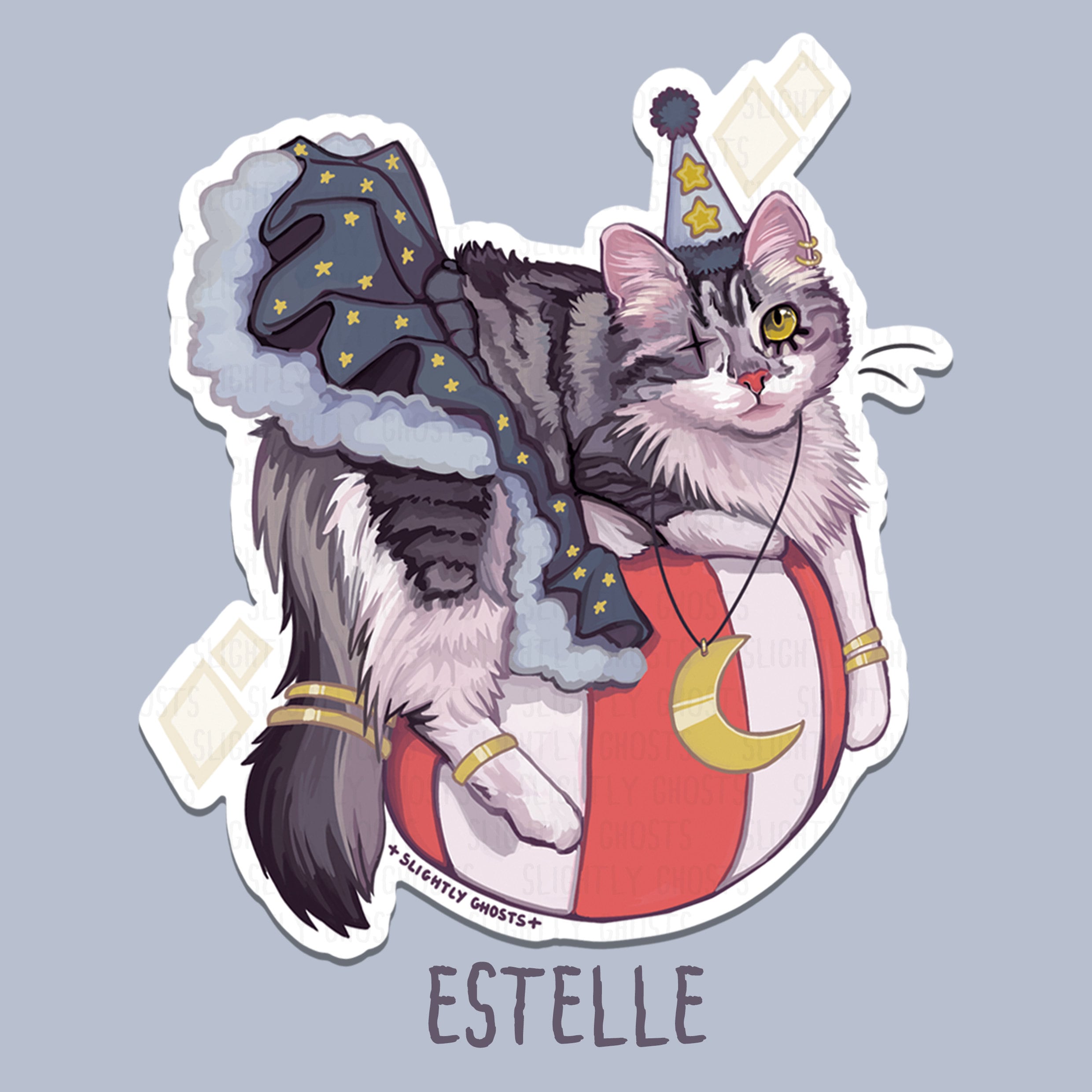 Circus Cats Stickers - Etsy UK