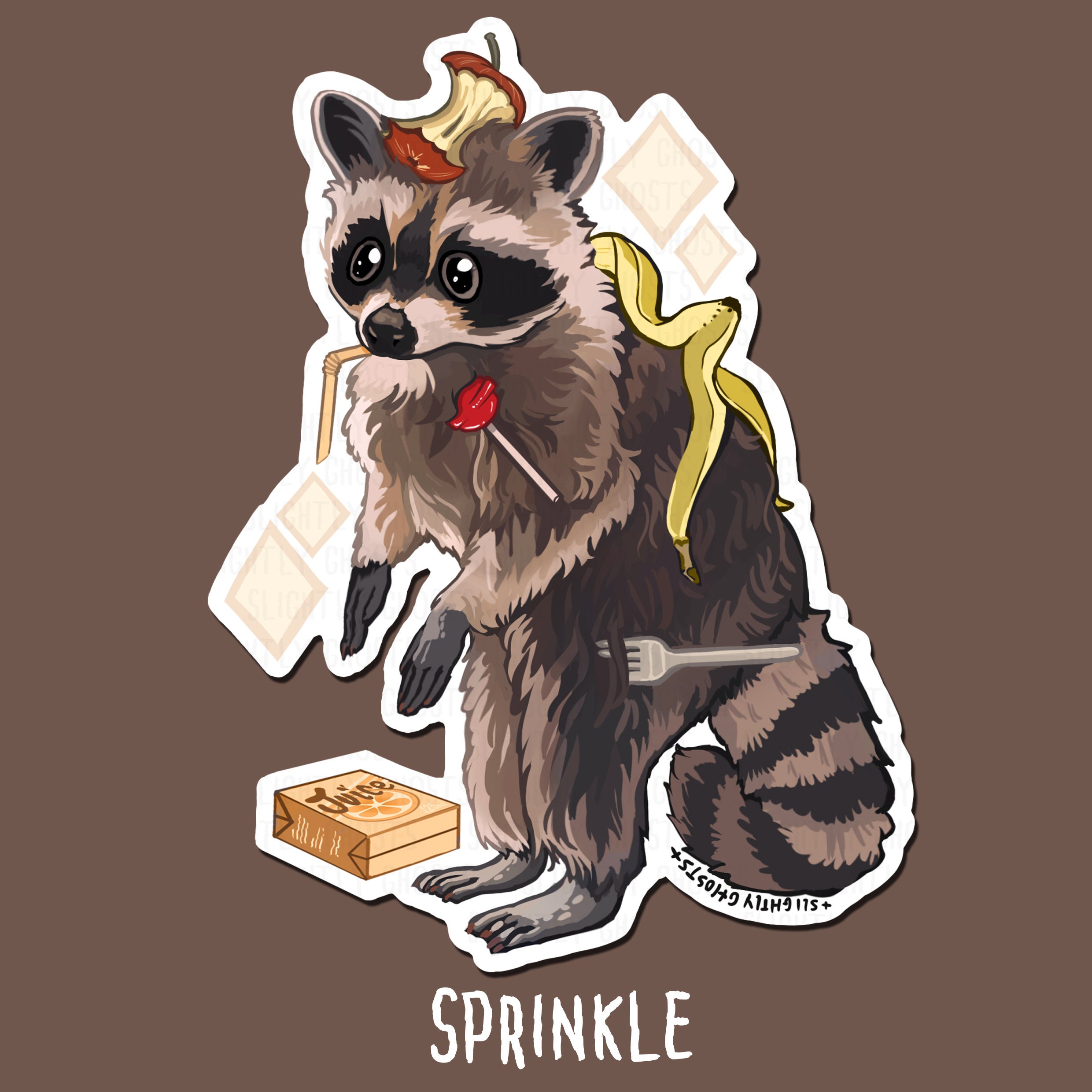 Raccoon Stickers - Etsy