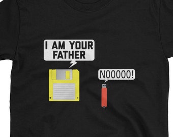 Floppy Disk & USB Flash Drive Nerdy i Am Your Father Funny Fathers Day ...