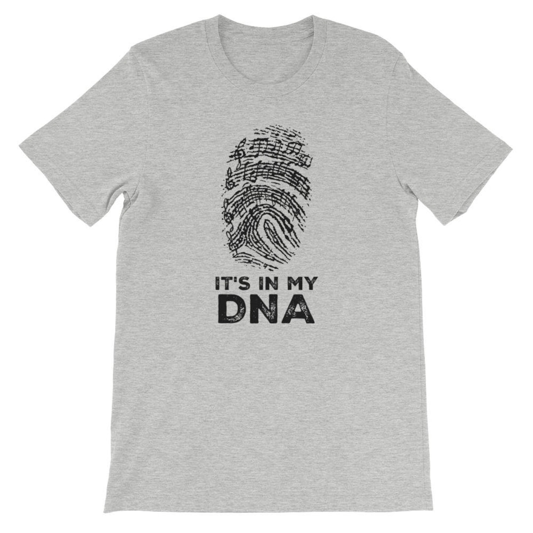 It's in My DNA Music Notes Fingerprint Unisex T-shirt - Etsy