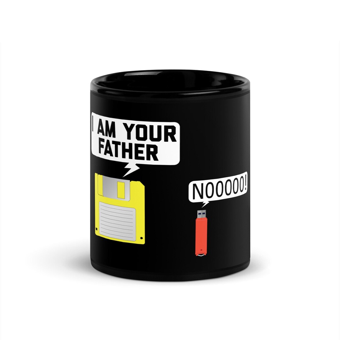 Floppy Disk & USB Flash Drive Funny I Am Your Father Science Fiction ...