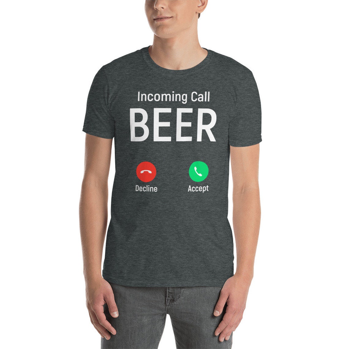 Funny Beer Call Cell Phone Caller Id Accept Decline Drinking Humor ...