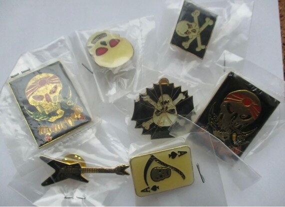 Badges & Patches Motorhead metal enamel pin badge classic Rock Music ...