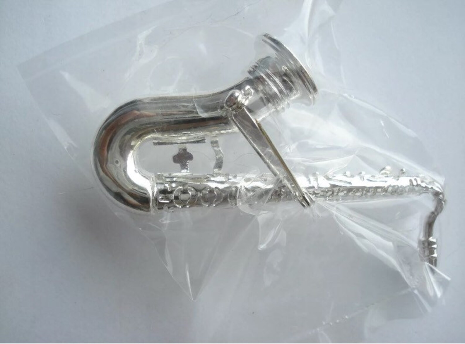 Tenor Saxophone Sax Acid Jazz Band Ska Silver Metal Pin Badge - Etsy