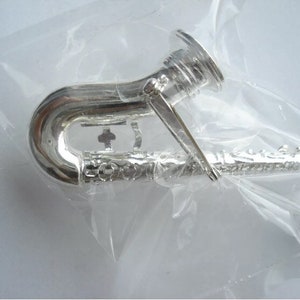 Tenor Saxophone Sax Acid Jazz Band Ska Silver Metal Pin Badge - Etsy