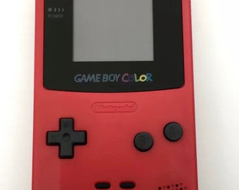 Gameboy Color Box Red - Etsy
