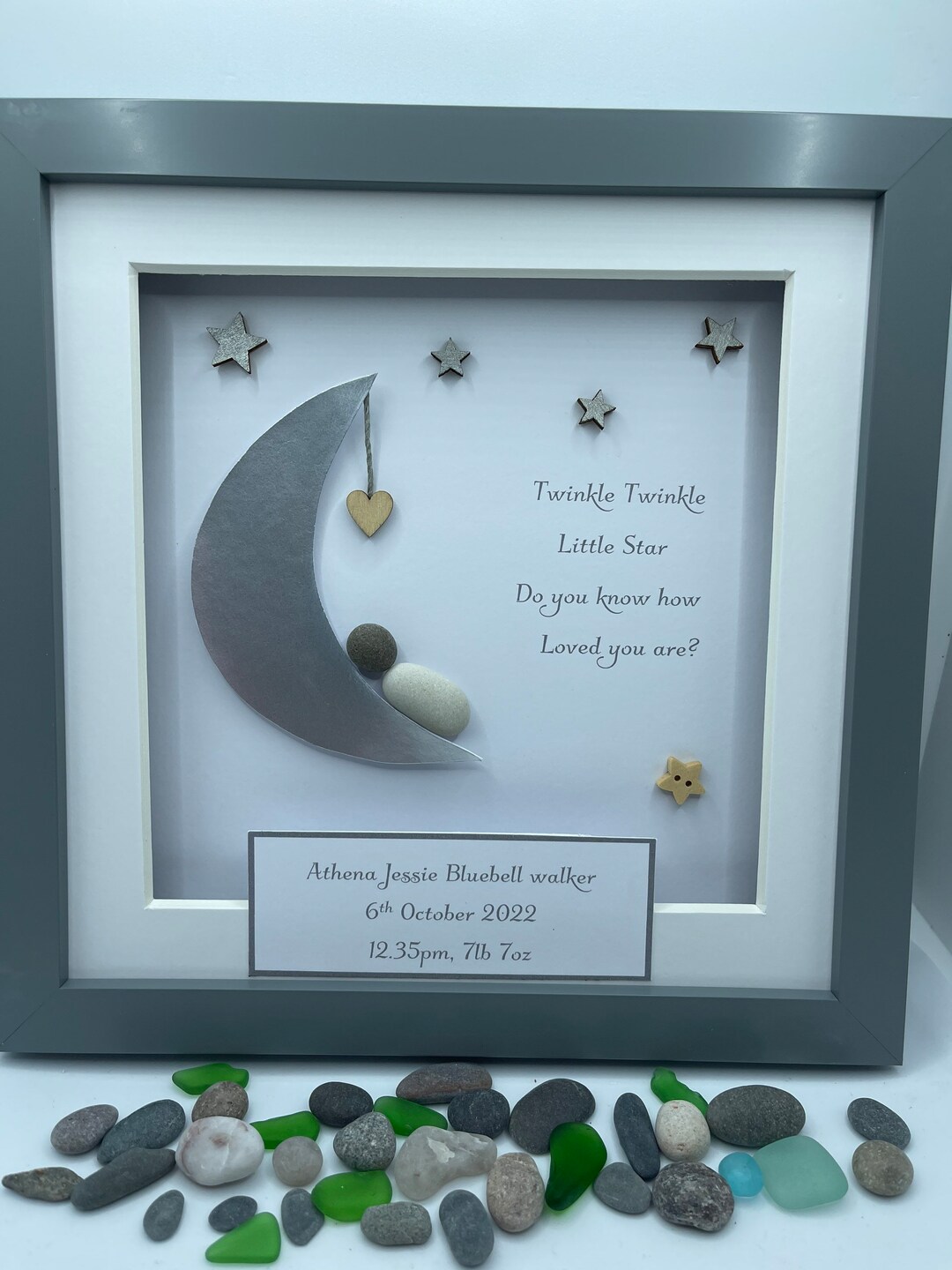 Baby Pebble Art, New Baby Pebble Art, Twinkle Twinkle Little Star, New ...
