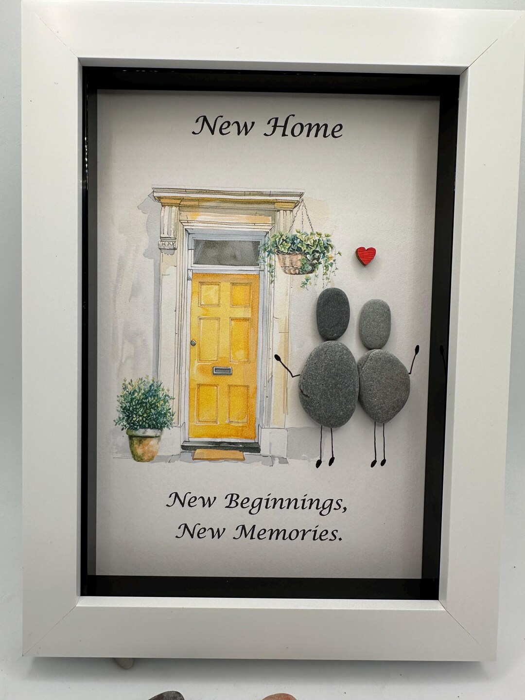 New Home Pebble Art, Pebble Art New Home, New Home Gift, New Home ...