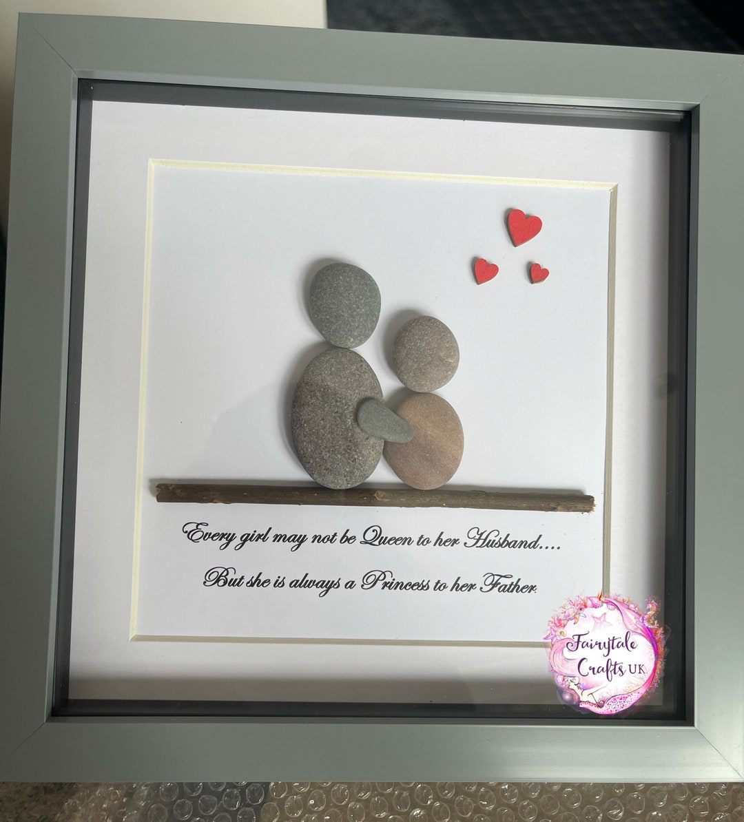 Father’s Day, Father’s Day Pebble Art, Dad Pebble Art, Stepdad, Pebble ...
