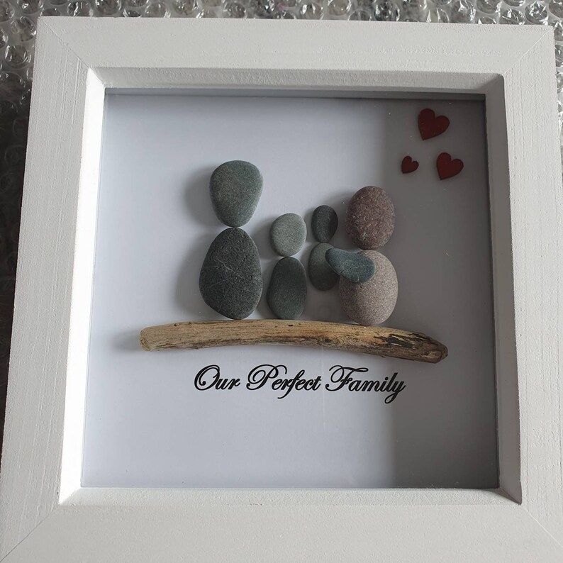 Personalised Pebble Art Family Pictures, Pebble Art, Family Pebbles ...