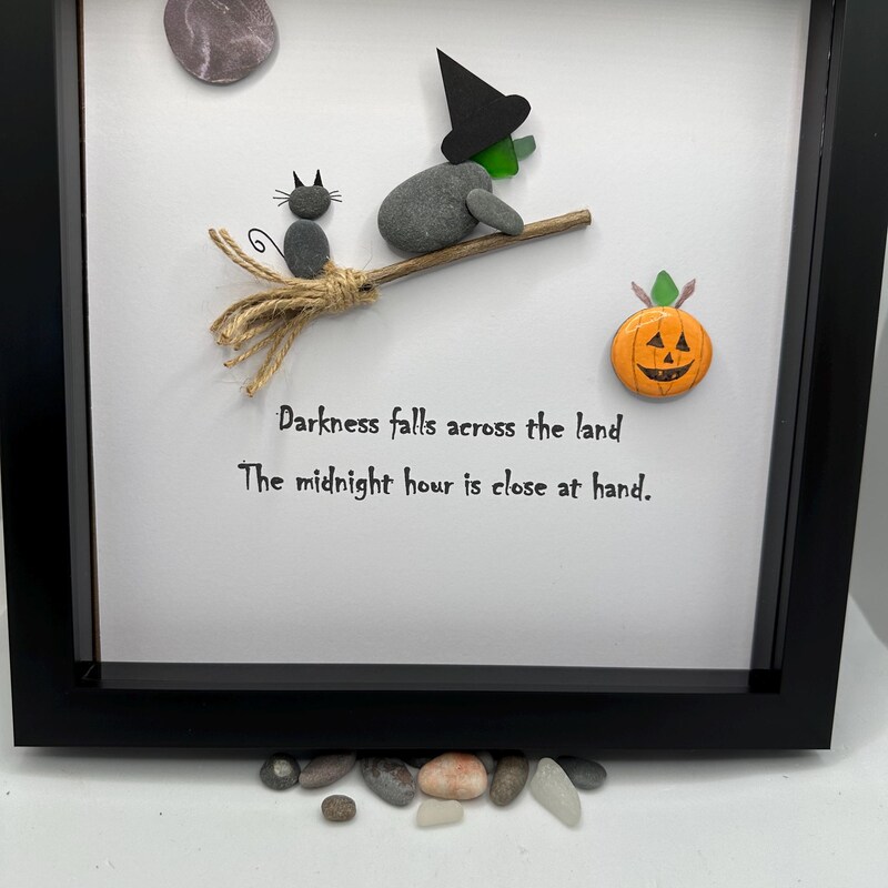 Halloween Pebble Art - Etsy