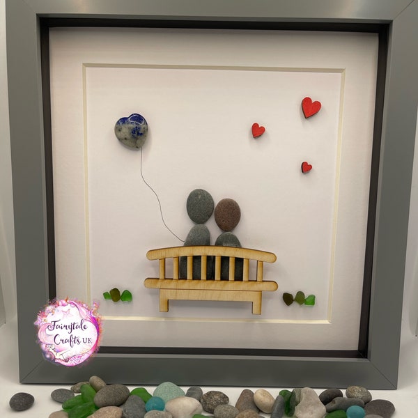 Pebble Art Couple - Etsy