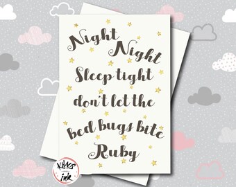 Good Night, Sleep Tight, Don't Let the Bed Bugs Bite Vinyl Quote Me ...