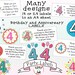 4th Birthday Labels Personalised Party Stickers Decor Pink - Etsy
