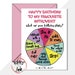 Introvert Funny Happy Birthday Card. My Favourite Best Friend Birthday ...
