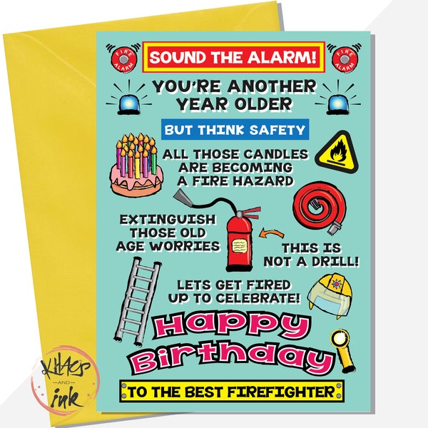 Fireman Birthday - Etsy