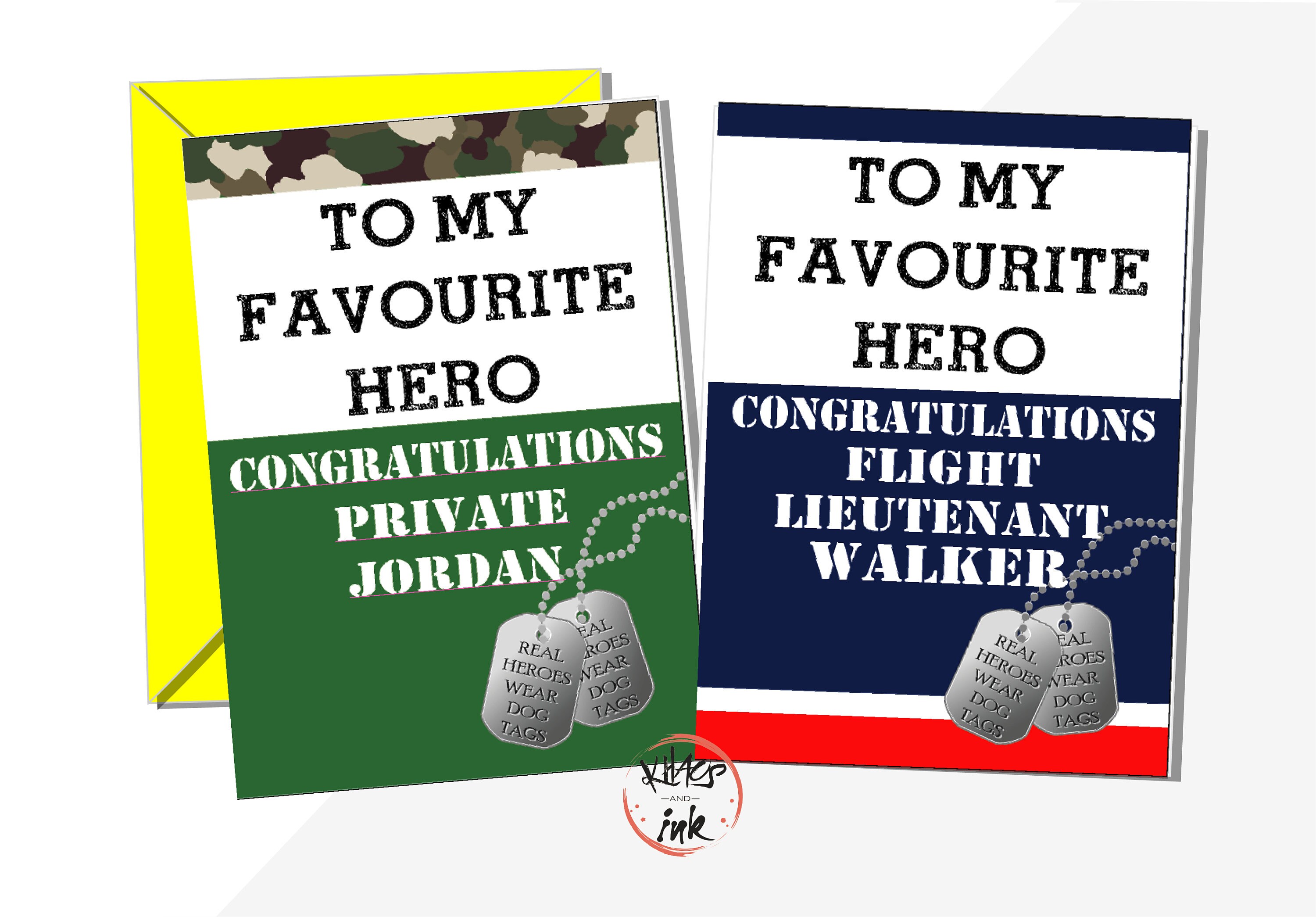 Army Officer Promotion New Job Card Personalised Soldier Navy - Etsy UK