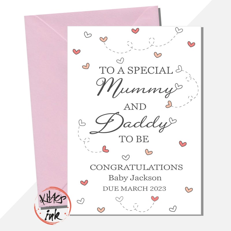 Expecting Baby Card - Etsy