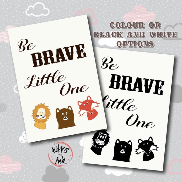 Be Brave Little One - Etsy