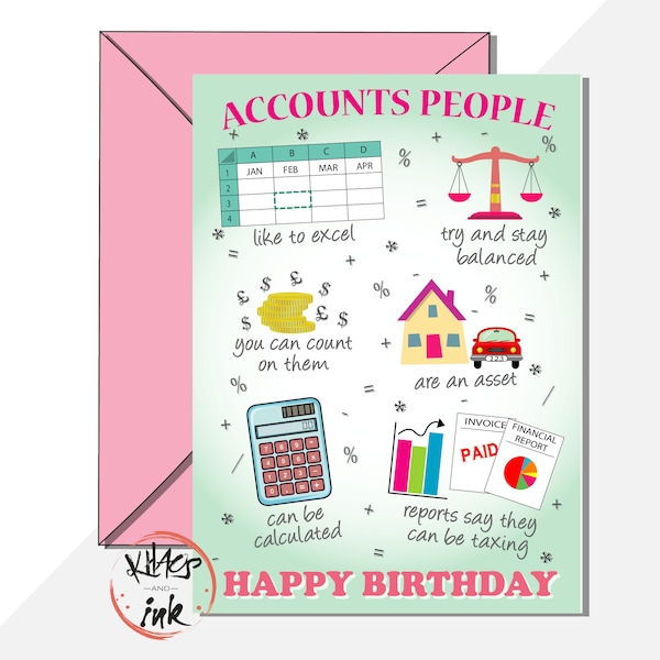 Happy Birthday Cards Finance - Etsy UK
