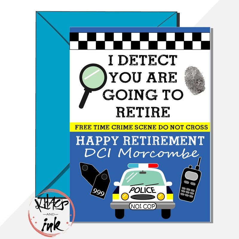 Police Retirement - Etsy